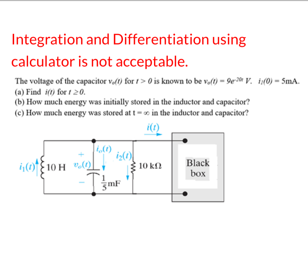 Solved Integration and Differentiation using calculator is | Chegg.com
