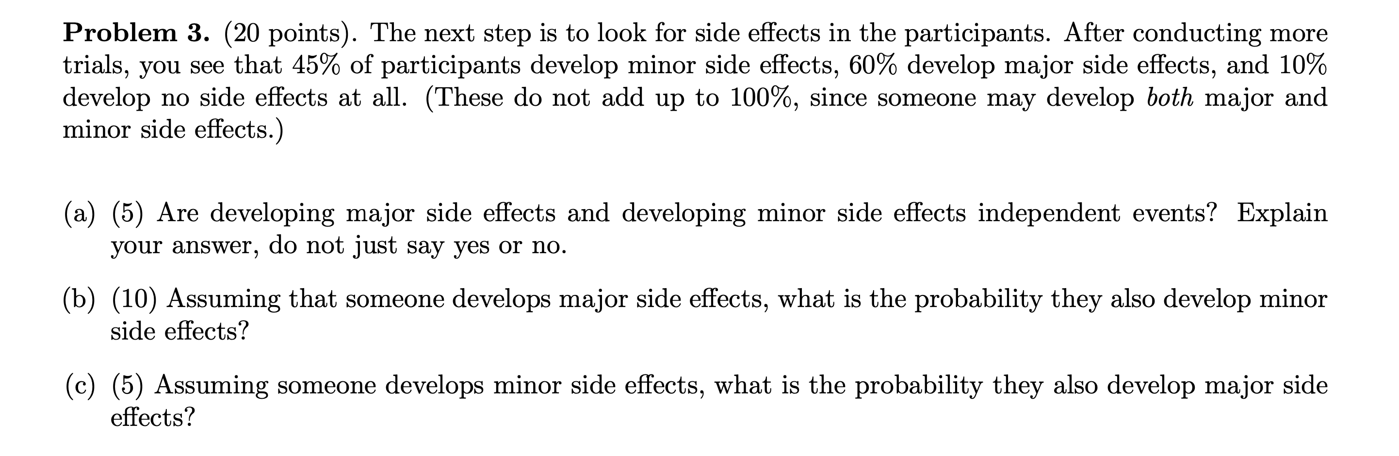 Solved Problem 3. (20 points). The next step is to look for | Chegg.com