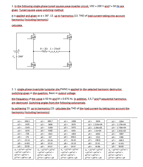 Solved 1. In the following single ebase, tured square wave | Chegg.com
