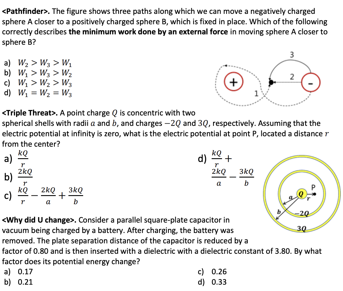 Solved . The figure shows three paths along which we can | Chegg.com