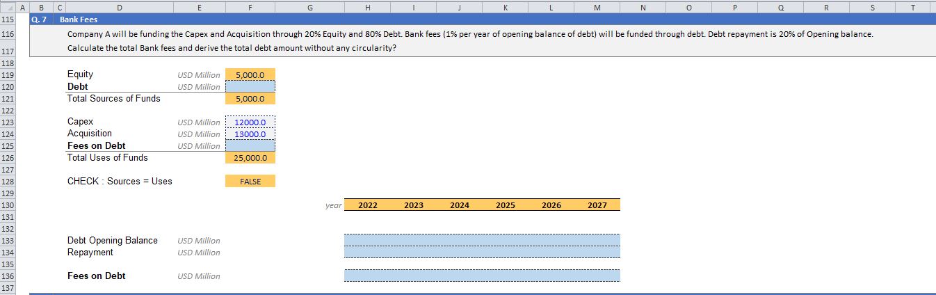 Solved Kindly provide Formulas and solution in Excel Sheet. | Chegg.com