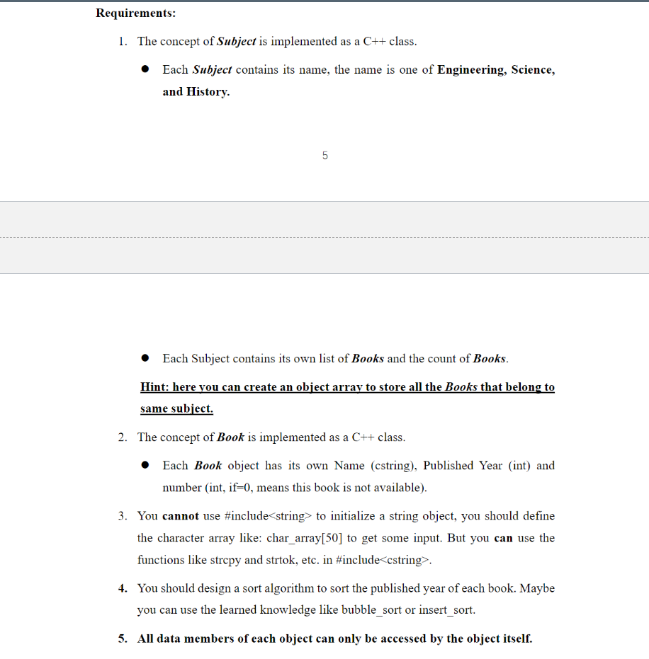 Solved Q2. Library borrowing system In this question, you | Chegg.com