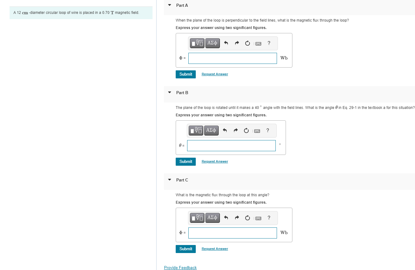 Solved A 12 cm-diameter circular loop of wire is placed in a | Chegg.com