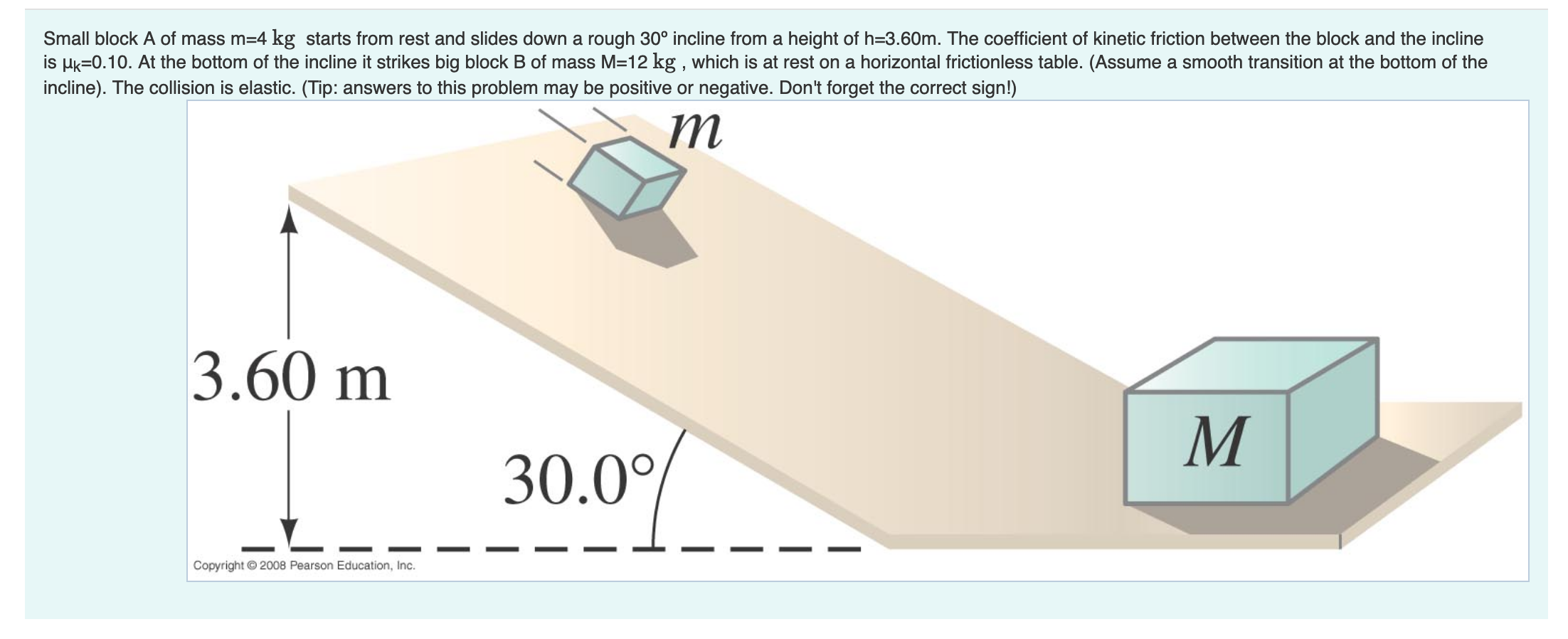 Solved A) Calculate the work done by friction on block A | Chegg.com