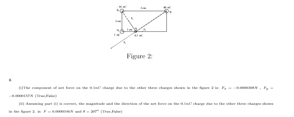 Solved Figure 2: 2. (i)'The component of net force on the | Chegg.com