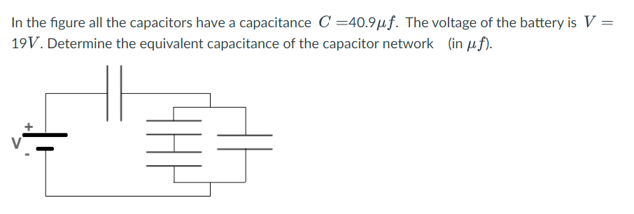 Solved In the figure all the capacitors have a capacitance | Chegg.com