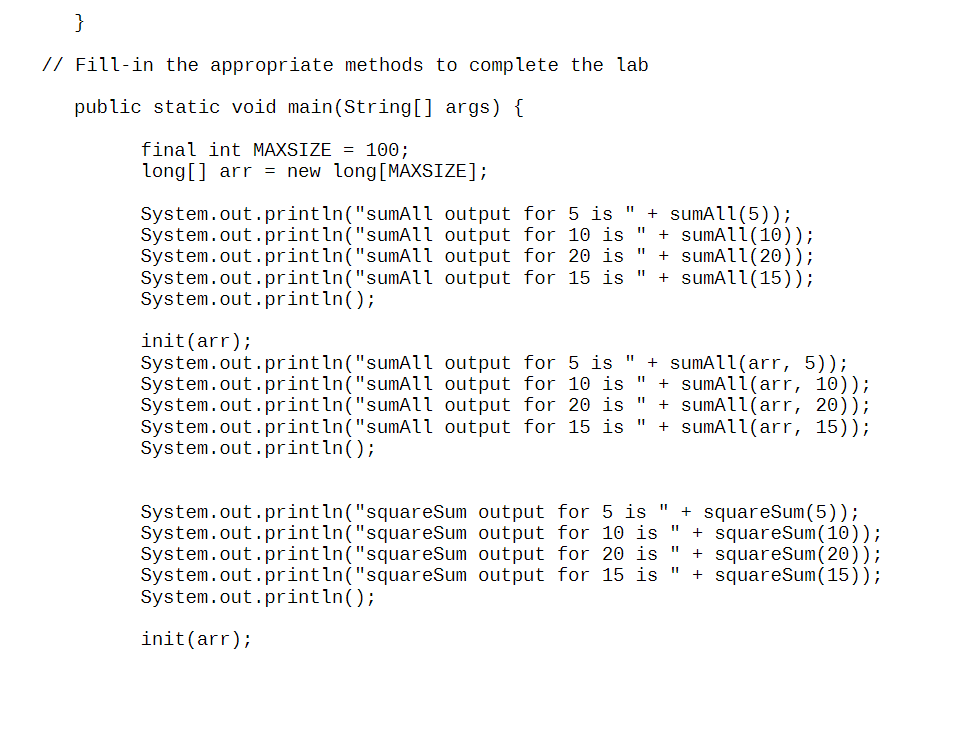 Solved Part 3: Implement factorial This method also takes in | Chegg.com
