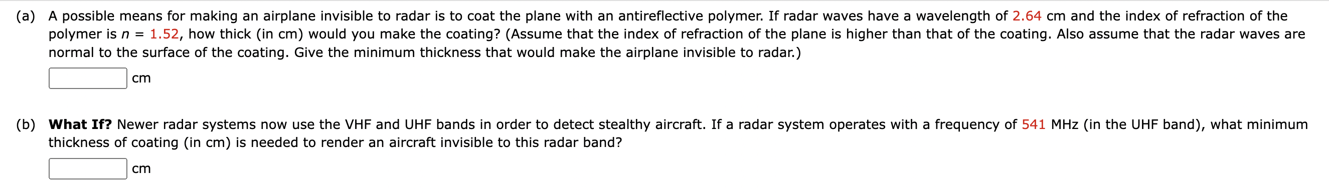 Solved normal to the surface of the coating. Give the | Chegg.com