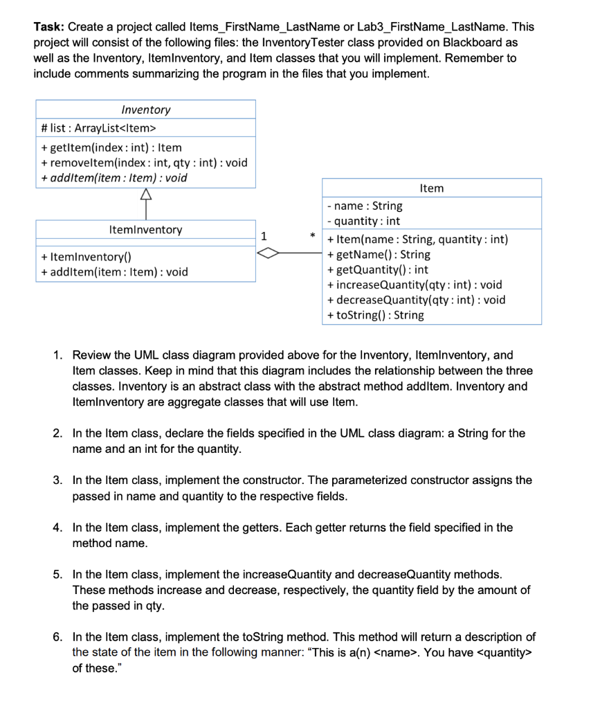 Solved Task Create A Project Called 