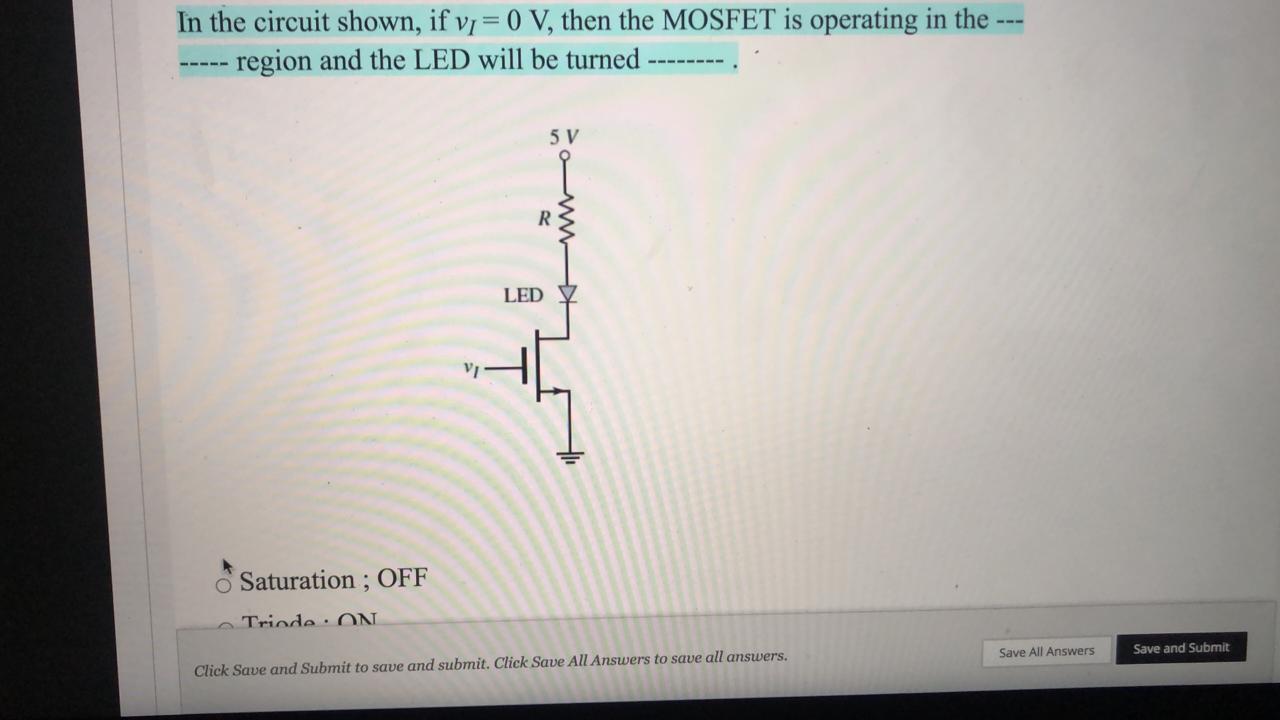 Solved QUESTION 5 1 points Save Answer For the transistor | Chegg.com