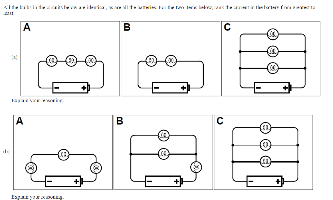 Solved All the bulbs in the circuits below are identical, as | Chegg.com