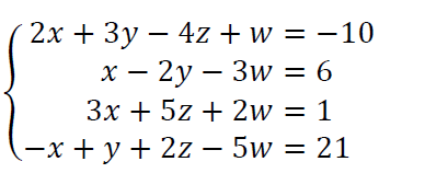 Solved Solve the following systems of linear equations using | Chegg.com