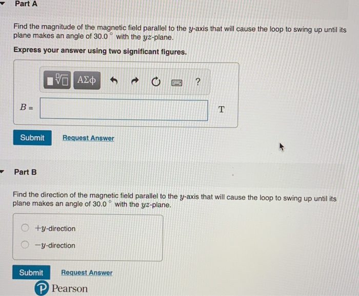 Solved Constants The rectangular loop of wire shown in the | Chegg.com