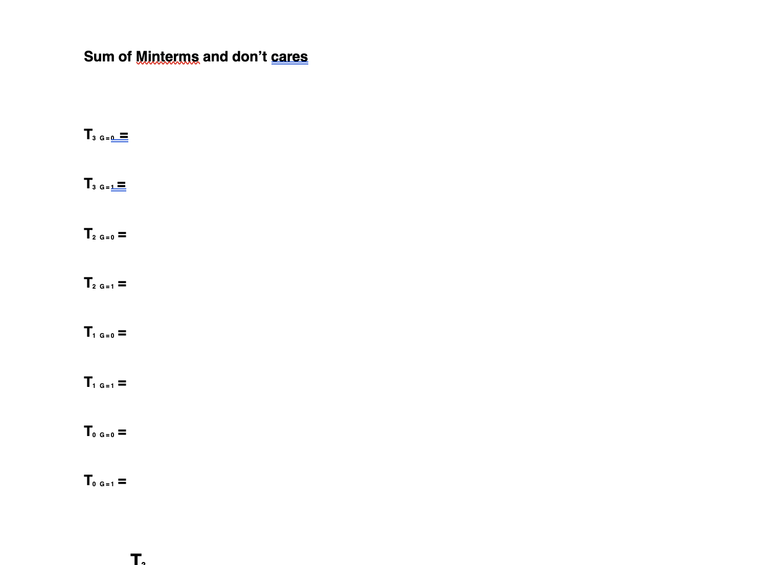 Solved Cuato Mronotitinm Toblo. Sum of Minterms and don't | Chegg.com