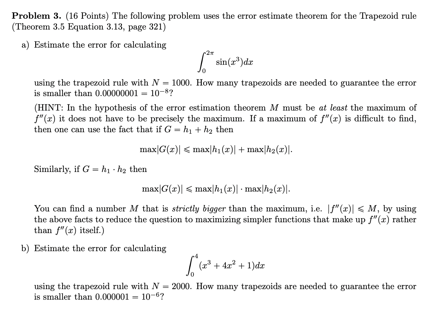 Solved Problem 3. (16 Points) The following problem uses the | Chegg.com Solved Problem 3. (16 Points) The following problem uses the | Chegg.com