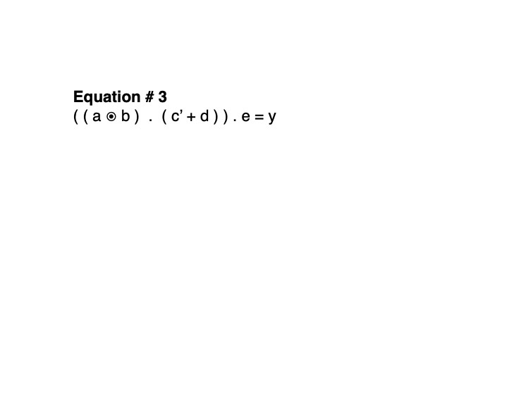 Solved Part 2 For each of the following logical equations, | Chegg.com