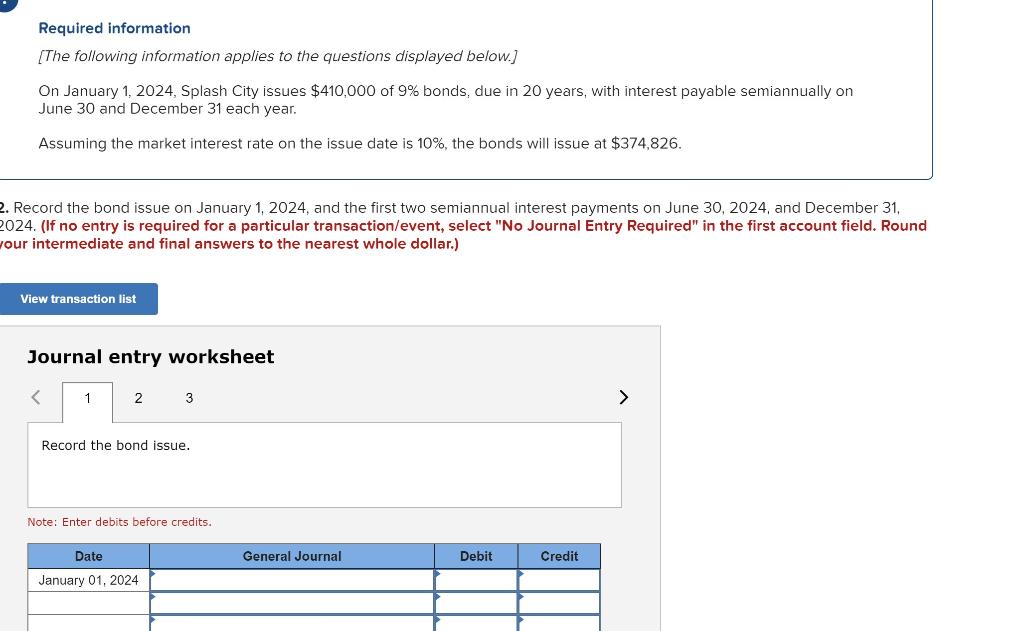 Solved Required information [The following information | Chegg.com