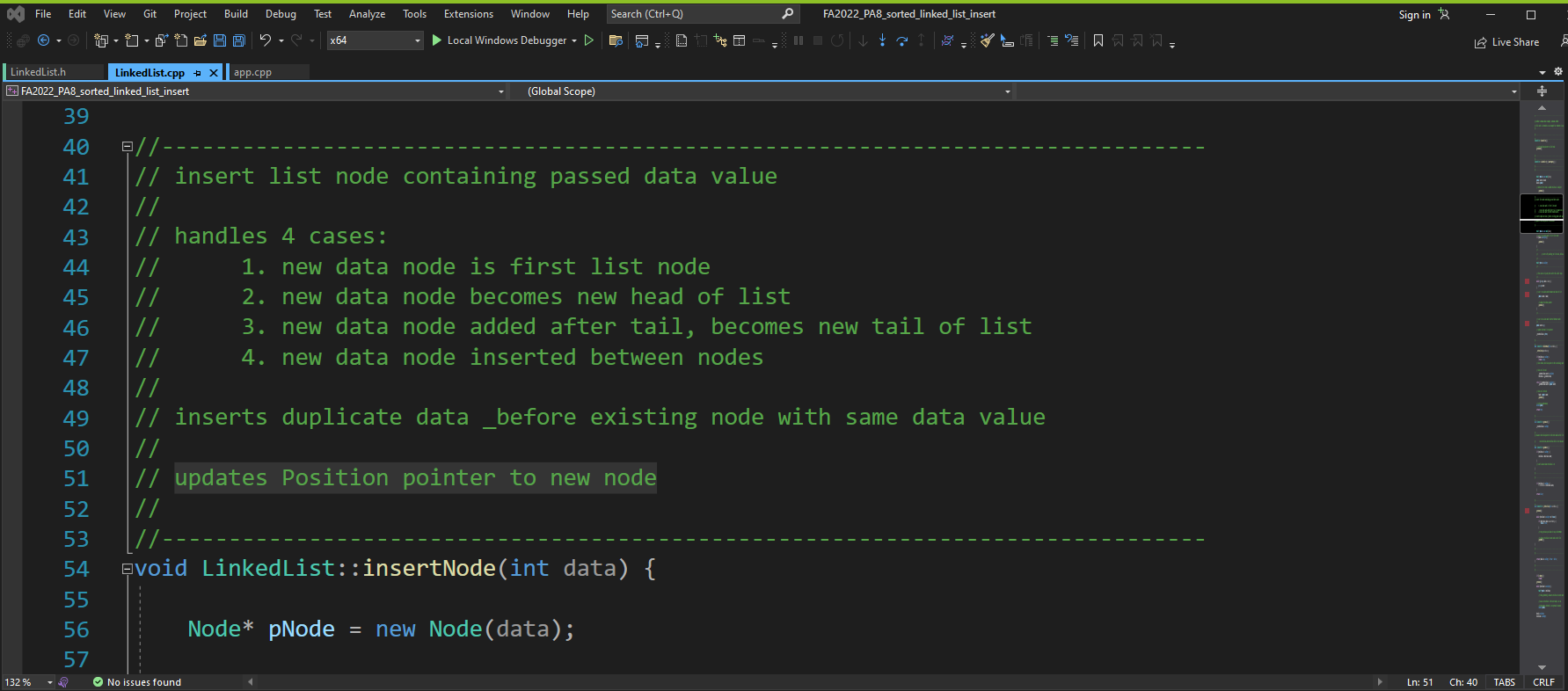 Solved How do I case 1 or insert a node into an empty | Chegg.com