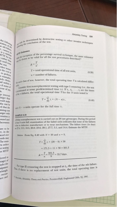 Solved nonparametric analysis. Derive the should be used in | Chegg.com