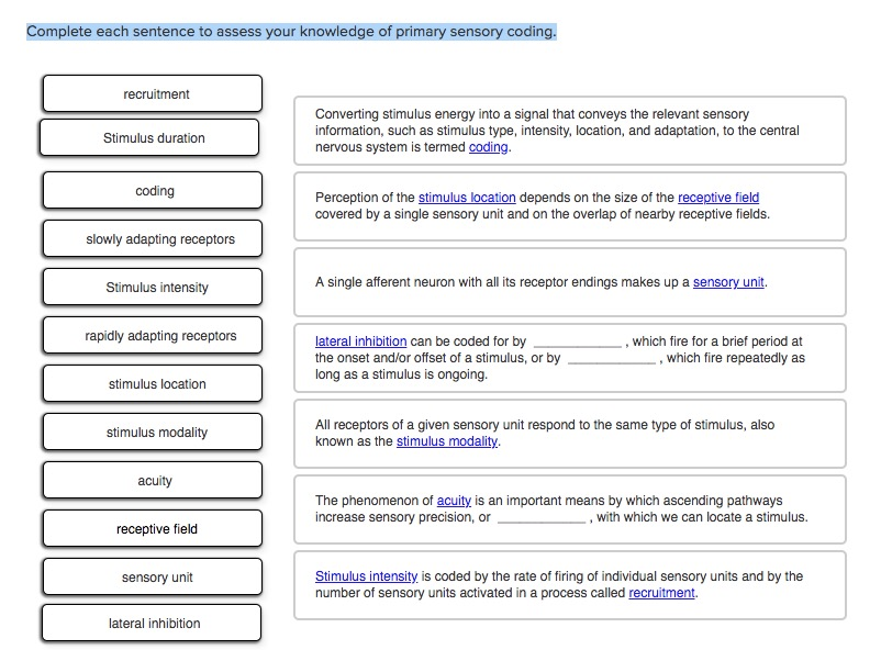 Solved Complete each sentence to assess your knowledge of | Chegg.com