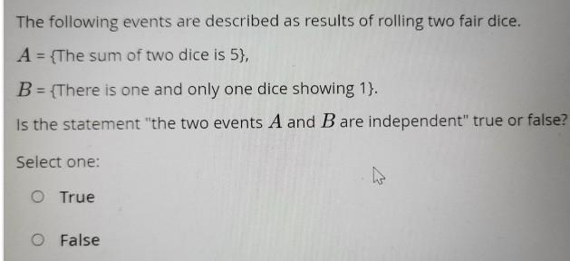 Solved The following events are described as results of | Chegg.com