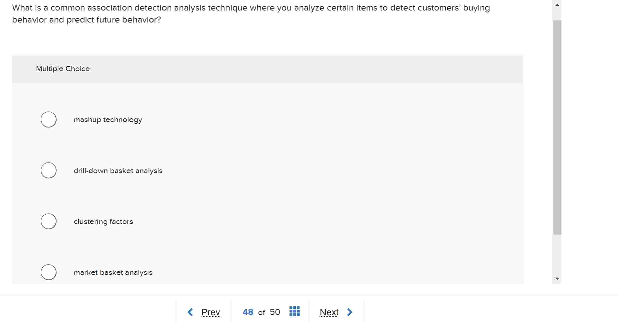 Solved What is a common association detection analysis | Chegg.com