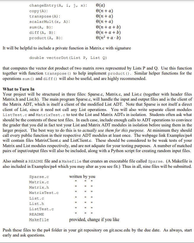 Solved Need the code for the files: List.h, List.c, | Chegg.com