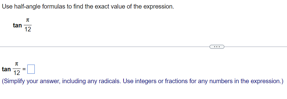 Solved Use half-angle formulas to find the exact value of | Chegg.com