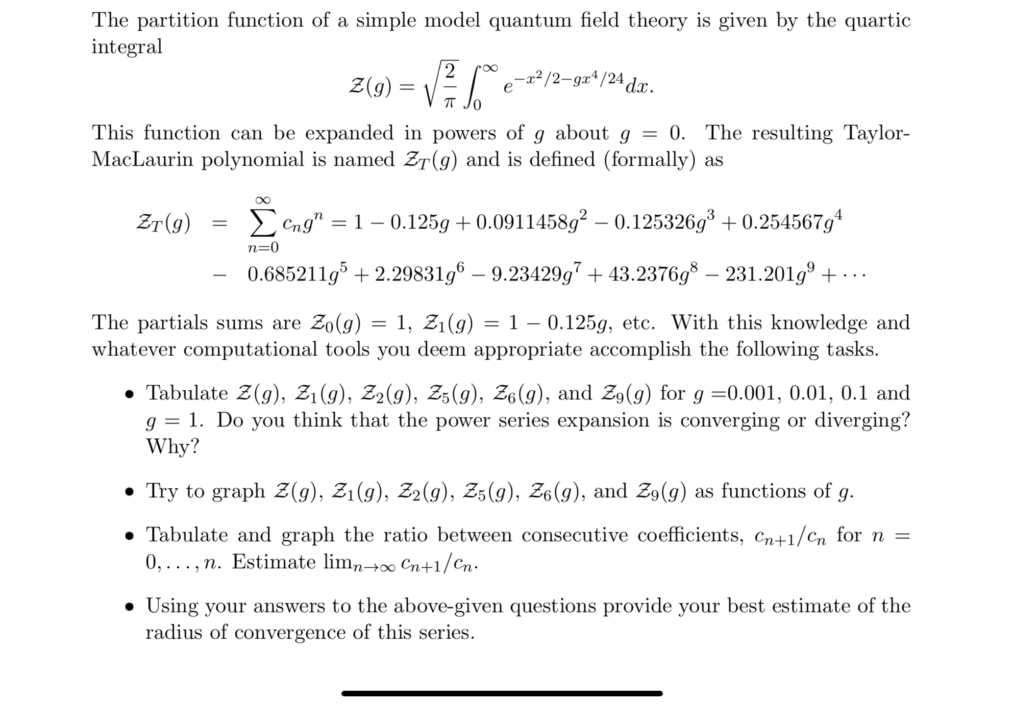 Solved The partition function of a simple model quantum | Chegg.com