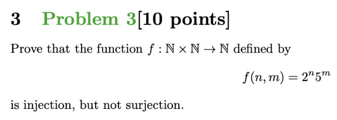 5 ﻿Problem points 3 ﻿Problem 3[10 ﻿points]Prove that | Chegg.com