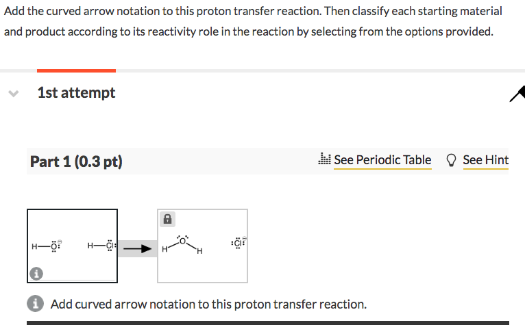 Solved Add the curved arrow notation to this proton transfer | Chegg.com