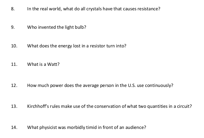 Solved THE MECHANICAL UNIVERSE Video 33 - Electric | Chegg.com