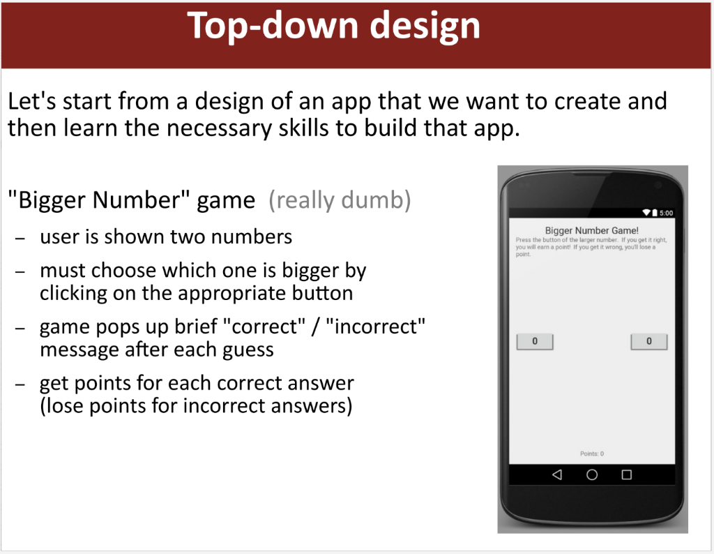 Solved MODERN PROGRAMMING LANGUAGES by using android studio | Chegg.com