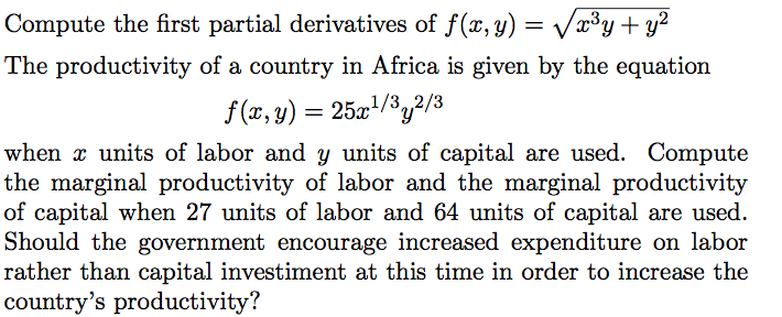 Solved There are two parts/examples above - I have the | Chegg.com