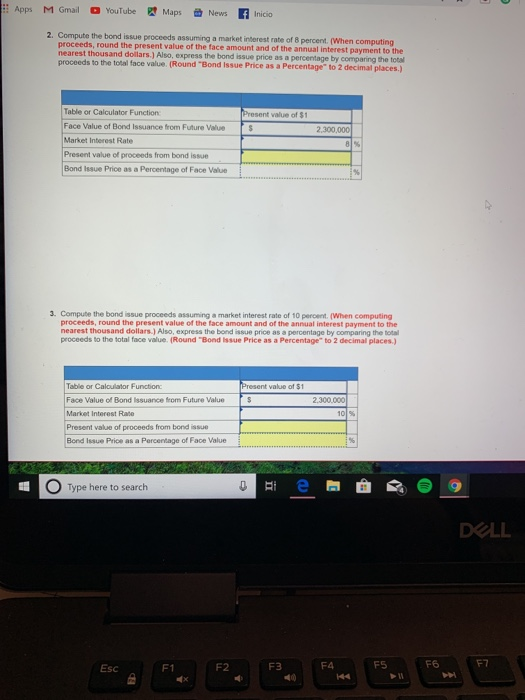 Solved 10.00 points EC-6 Computing Bond Issue Proceeds and | Chegg.com