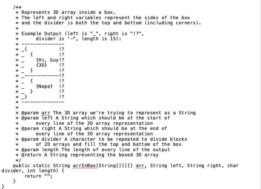 12.9 Ch 12, Part 1: Boxing and Nesting Arrays Write | Chegg.com