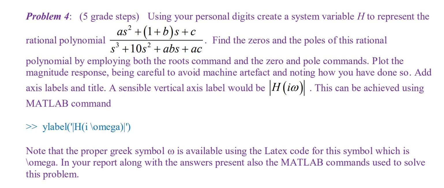 Solved a=1, b=2, c=3. Explain how to produce the plot in | Chegg.com