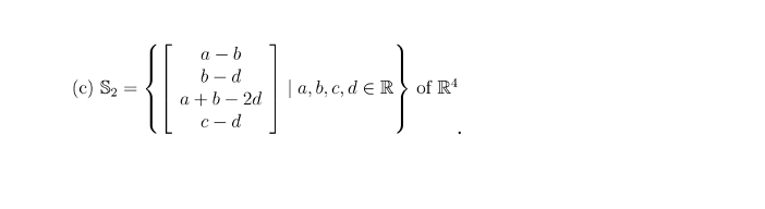 Solved Determine if the givens sets are subspaces of Rn. For | Chegg.com