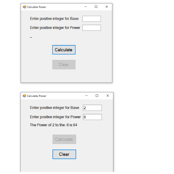 Solved Using C#, write a small GUI app that fulfills the | Chegg.com