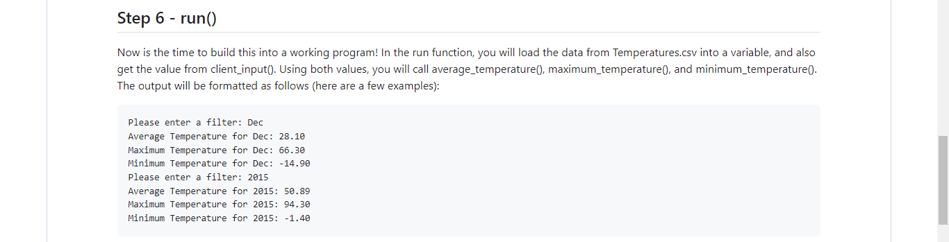 Solved Keeping track of which index is which column in a CSV | Chegg.com