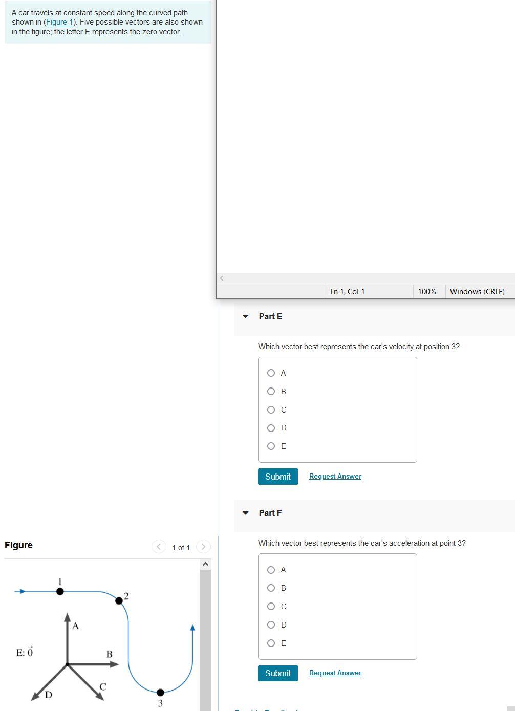 Solved A car travels at constant speed along the curved path | Chegg.com