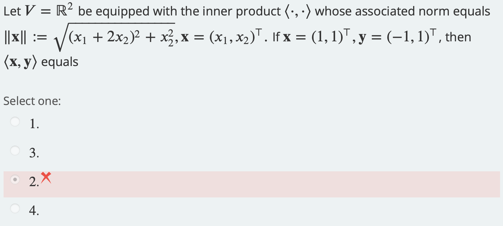 Solved Consider V=C4 with the dot product and the subspace | Chegg.com