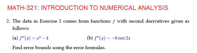 Solved 1. Use the forward-difference formulas and | Chegg.com