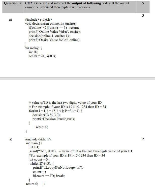 Solved CO2: Generate and interpret the output of following | Chegg.com