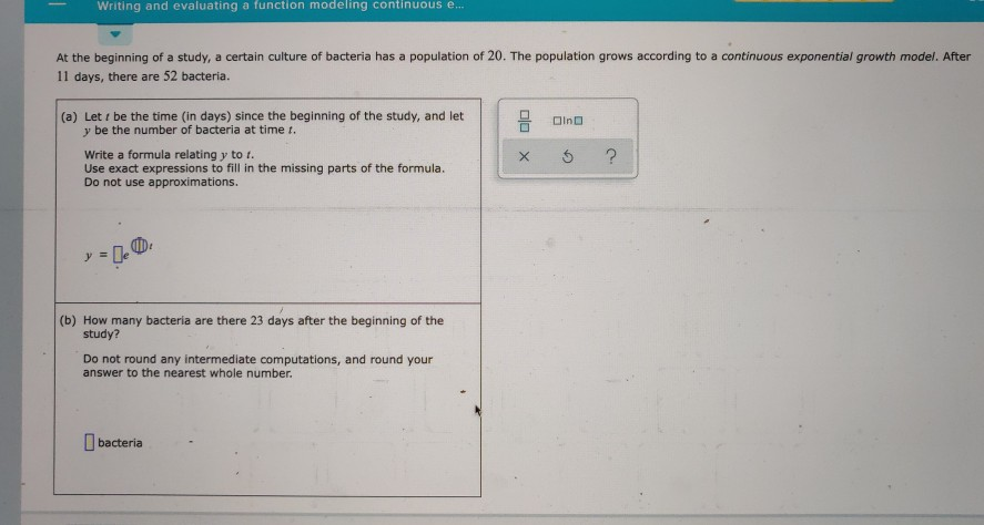 Solved Writing And Evaluating A Function Modeling Continuous 7183