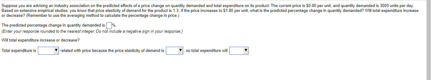 Solved or decrease? (Remember to use the averaging method to | Chegg.com