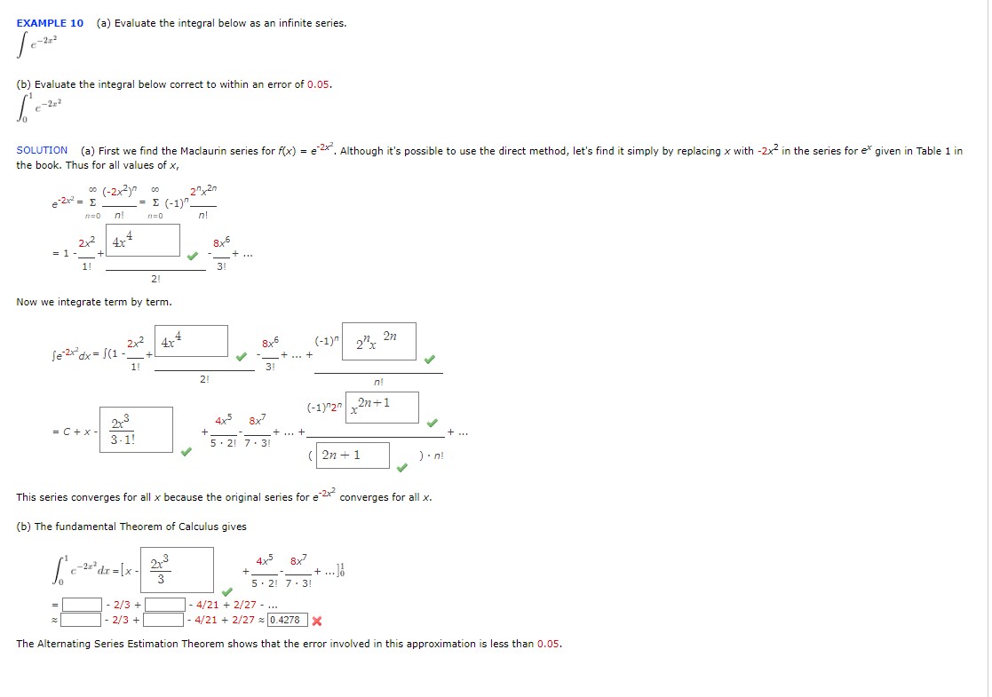 Solved EXAMPLE 10 (a) Evaluate the integral below as an | Chegg.com