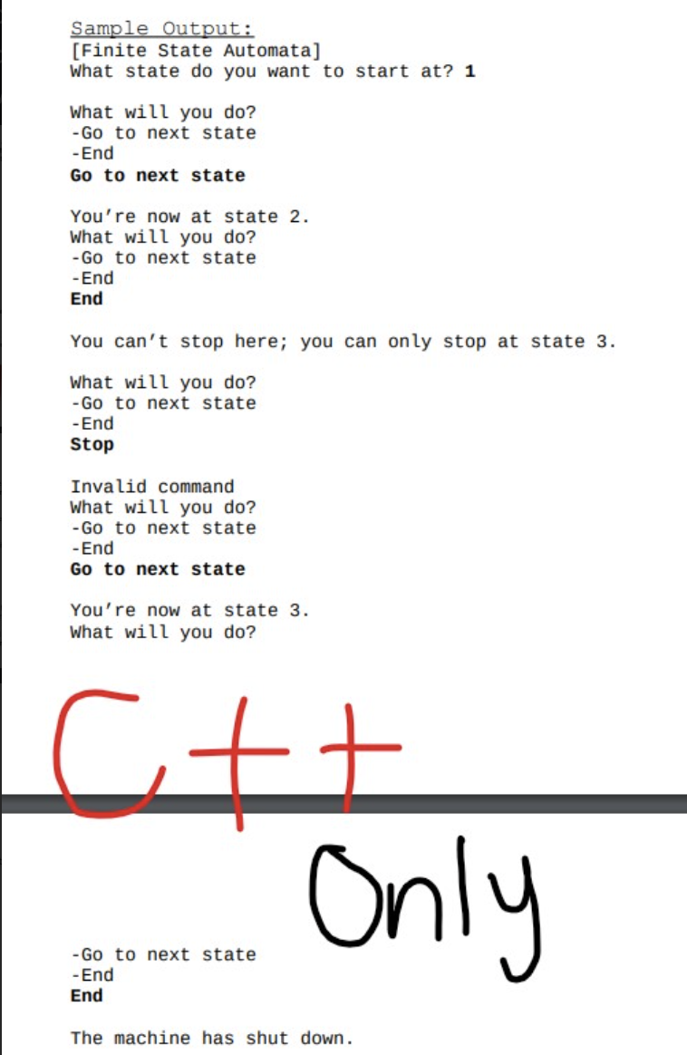 Solved Assignment 7 A Finite State Automata In Computer