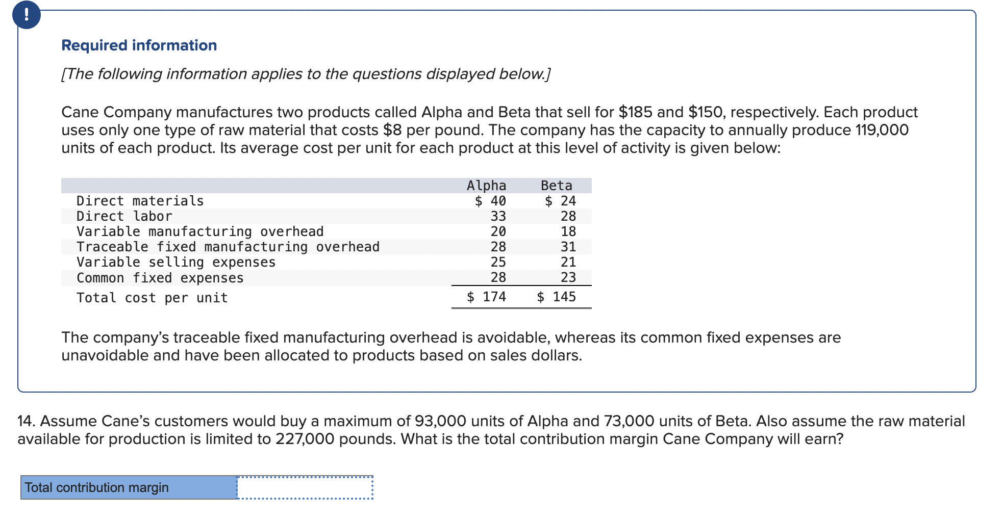 Solved !Required information[The following information | Chegg.com