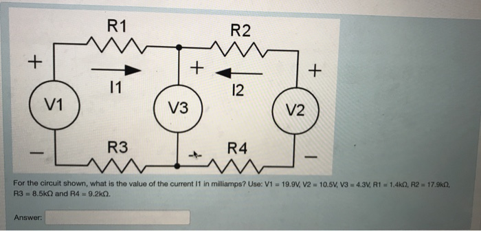 Solved R1 R2 12 V1 V3 V2 R3 R4 For the circuit shown, what | Chegg.com